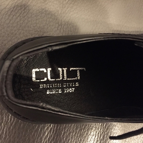 CULT | Shoes | New Cult British Style Mans Black Shoes 65 | Poshmark